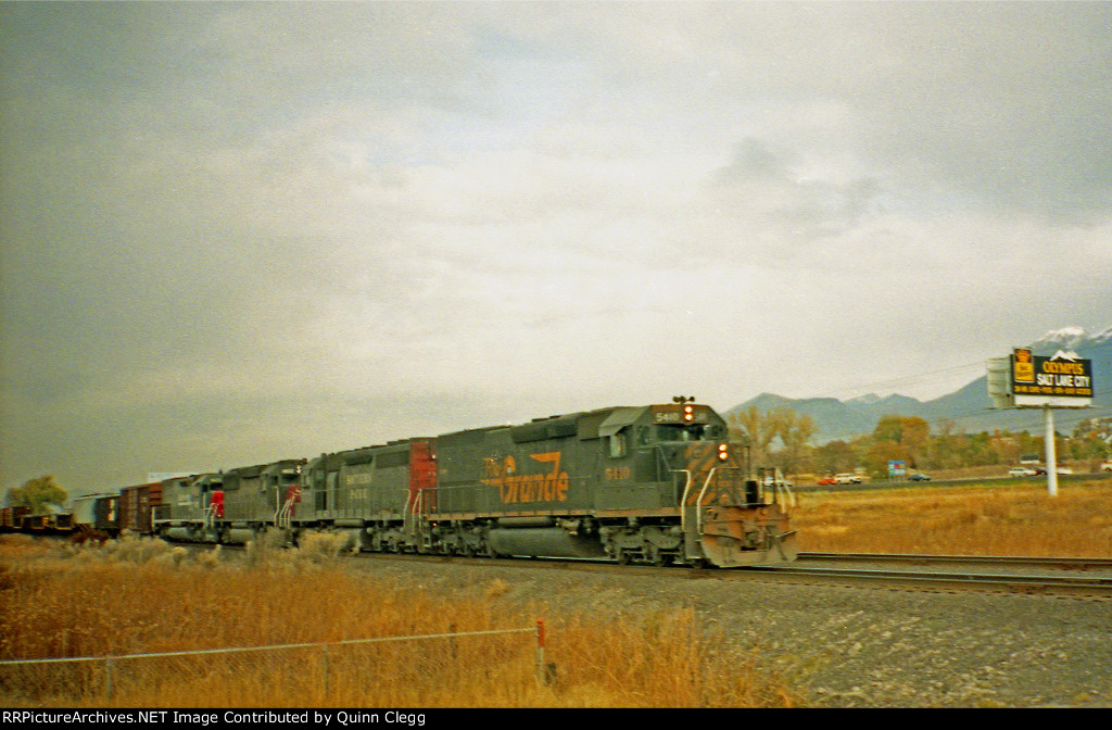 DRGW 5410,NOVEMBER 1993.